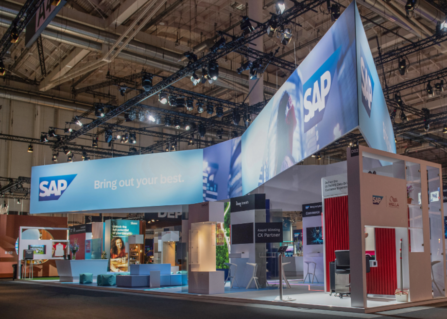 SAP at OMR 2024 | Immersive trade show booth experience by MCI - en
